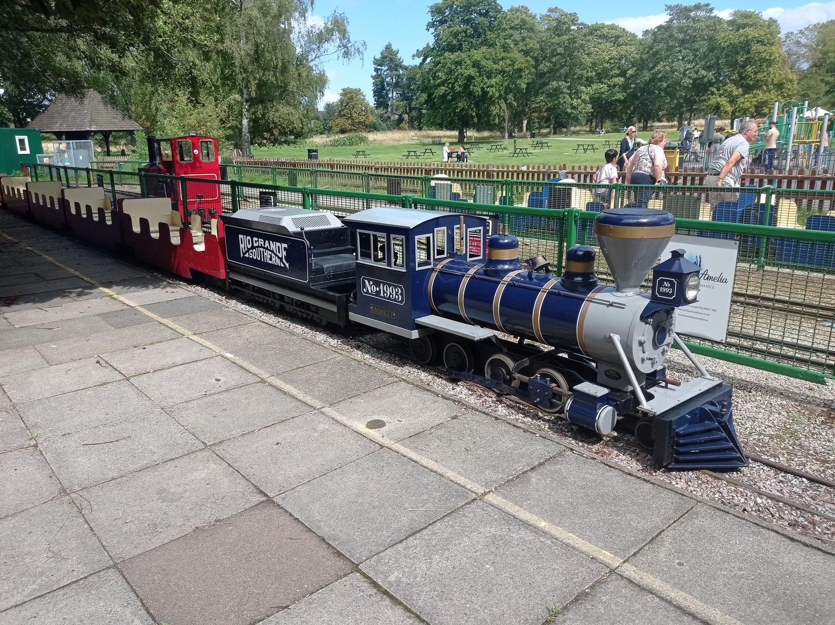 SOLD - 10¼" Gauge Rio Grande Steam Outline Diesel Locomotive – S.M.R ...